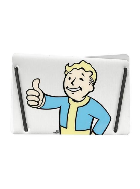 Fallout Vault Boy Slim Aluminum Card Wallet | Hot Topic