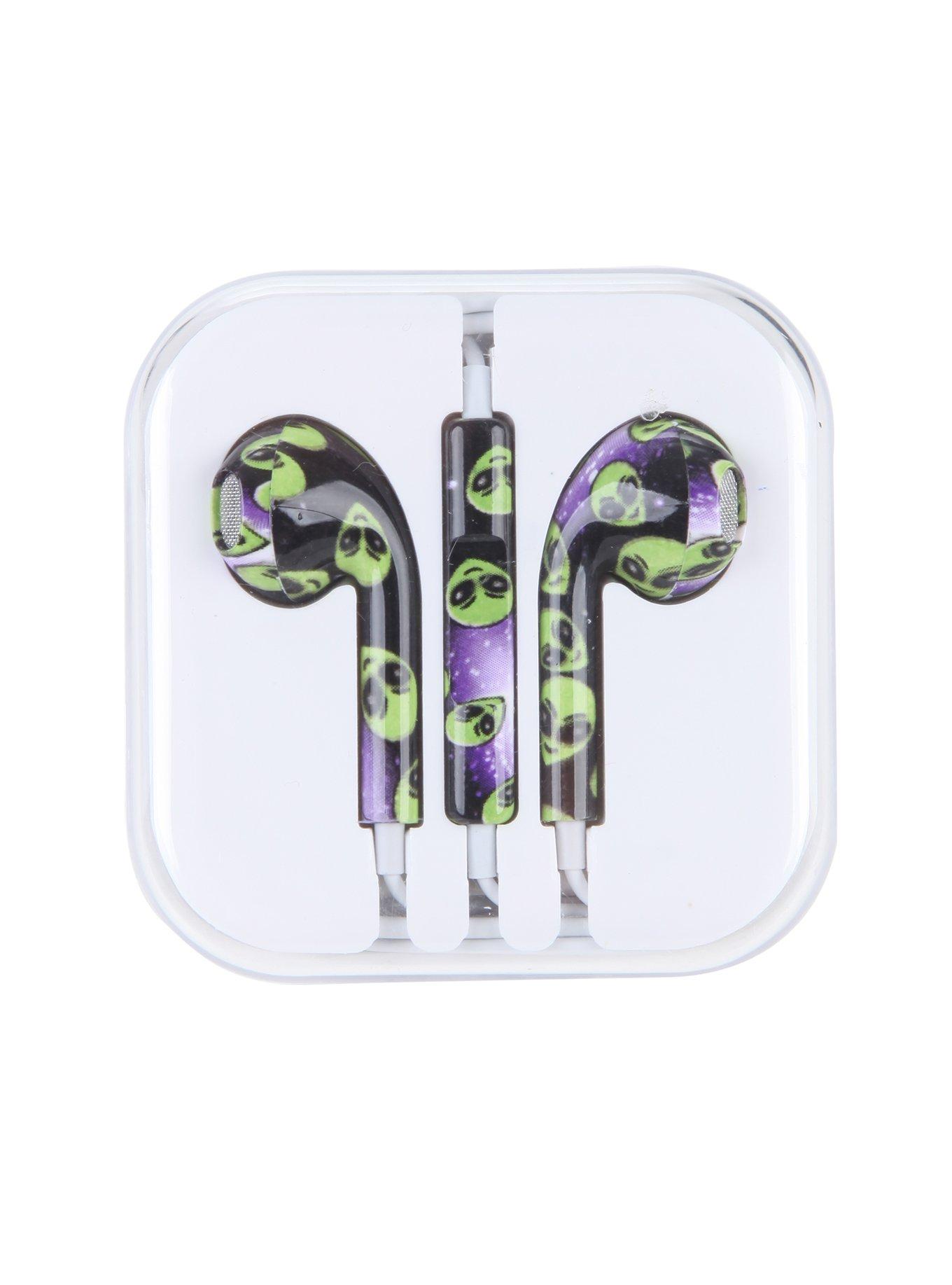 MiCase Alien Head Galaxy Earbuds | Hot Topic