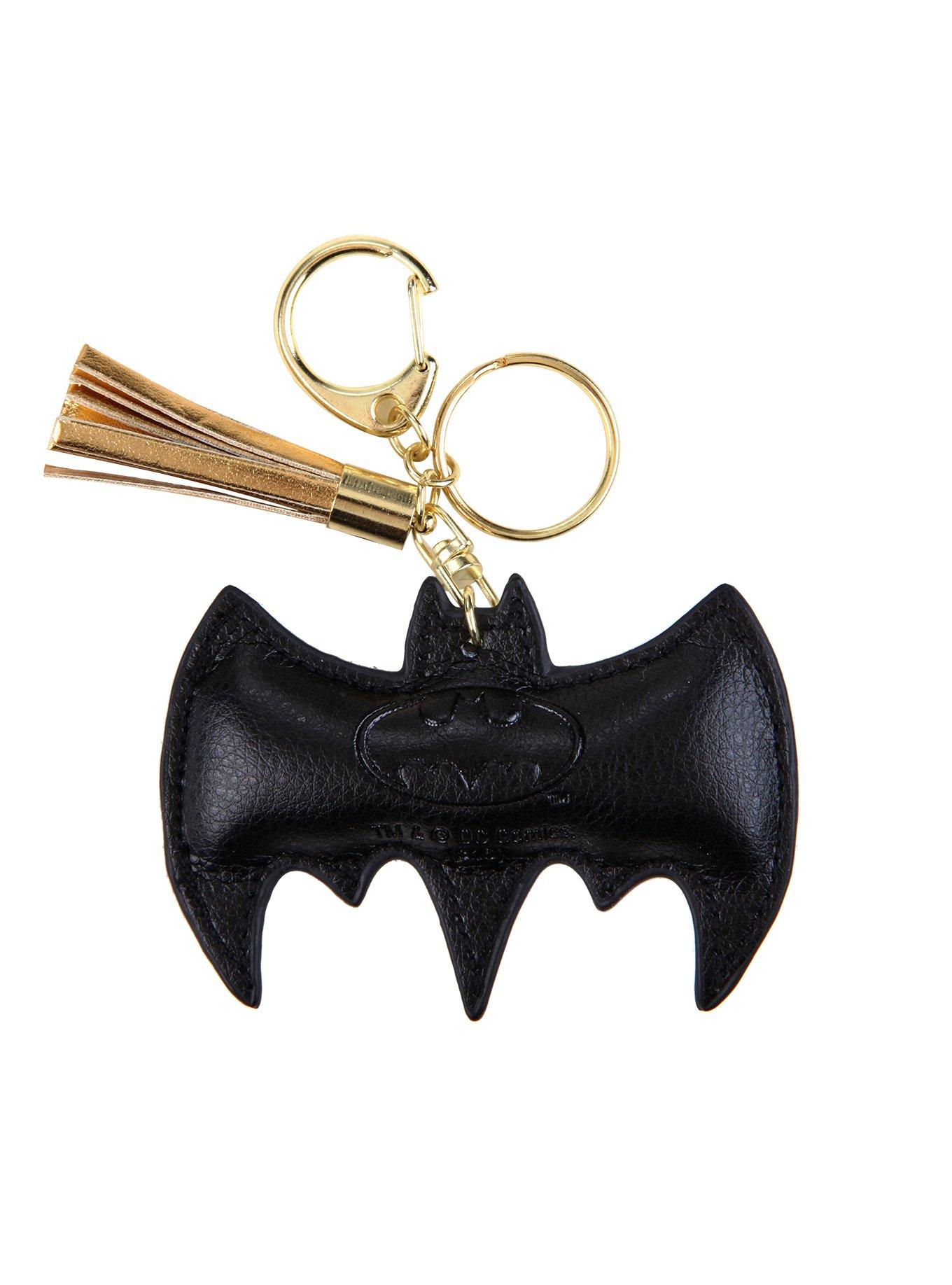 DC Comics Batman Logo Padded Tassel Key Chain | Hot Topic