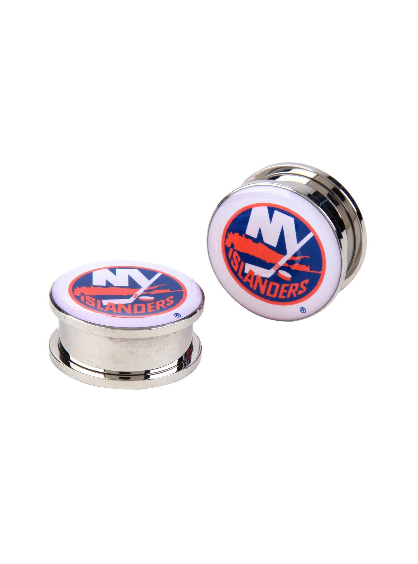 NHL New York Islanders Steel Spool Plug 2 Pack | Hot Topic
