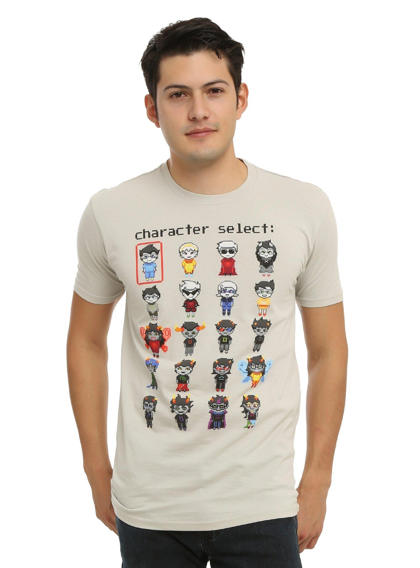 Homestuck Character Select T-Shirt | Hot Topic