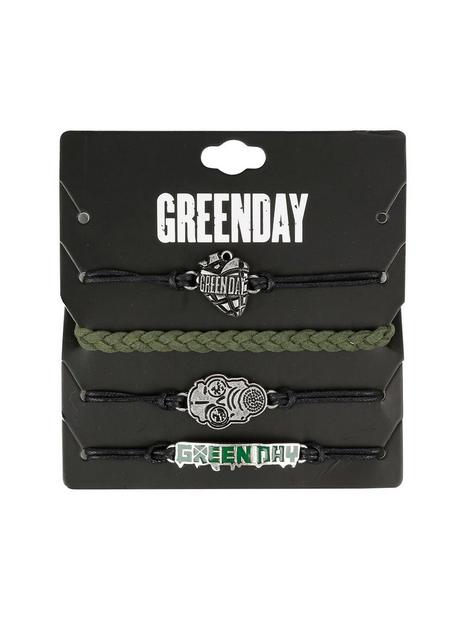 Green Day American Idiot Cord Bracelet Set | Hot Topic
