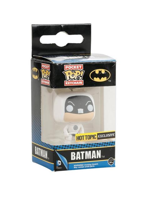 Funko DC Comics Pocket Pop! Batman (White Target Suit) Key Chain Hot ...