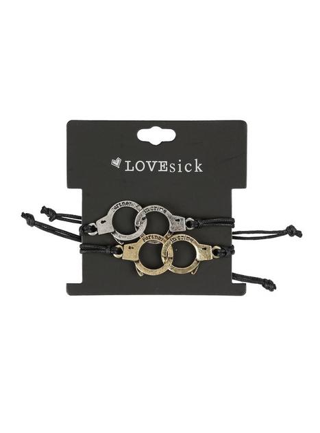 Partners In Crime Handcuffs Bracelet Set | Hot Topic