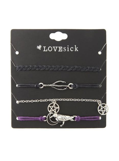 Dragon Claw Pentagram Bracelet Set | Hot Topic