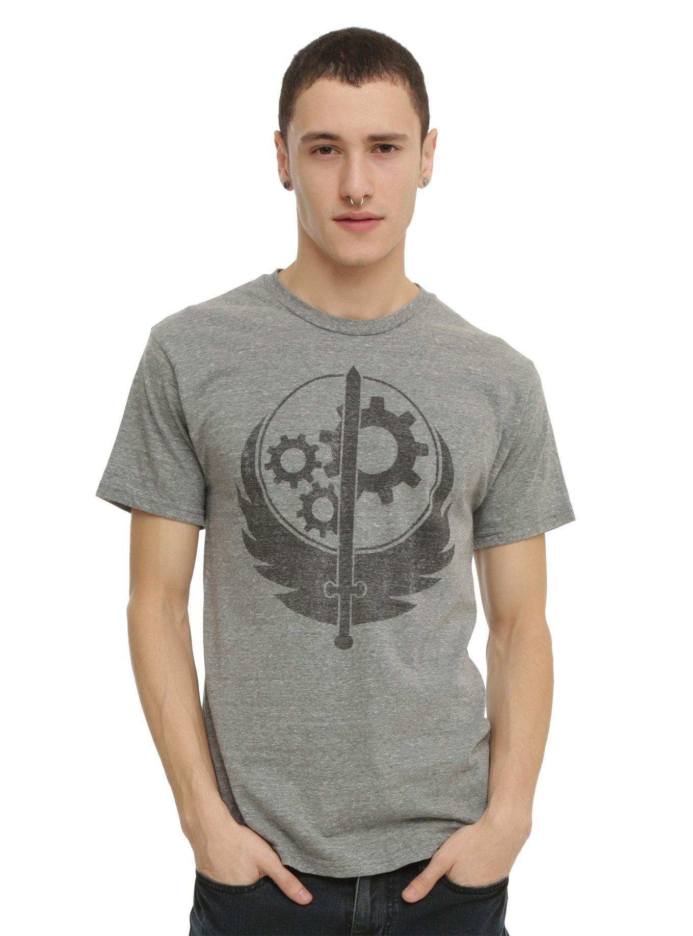 Fallout Brotherhood Of Steel Logo T-Shirt | Hot Topic