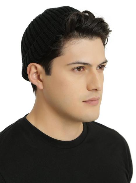 Black Knit Skull Cap Beanie | Hot Topic