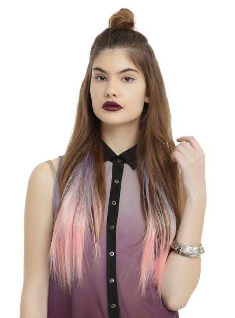Rainbow Ombre Clip-In Hair Extension | Hot Topic