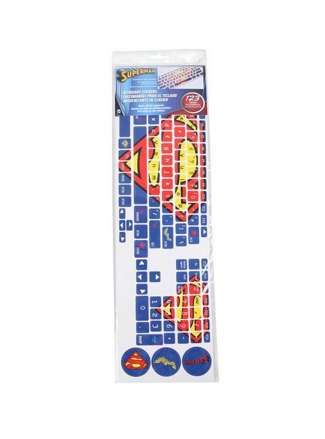 DC Comics Superman Logo Keyboard Stickers | Hot Topic
