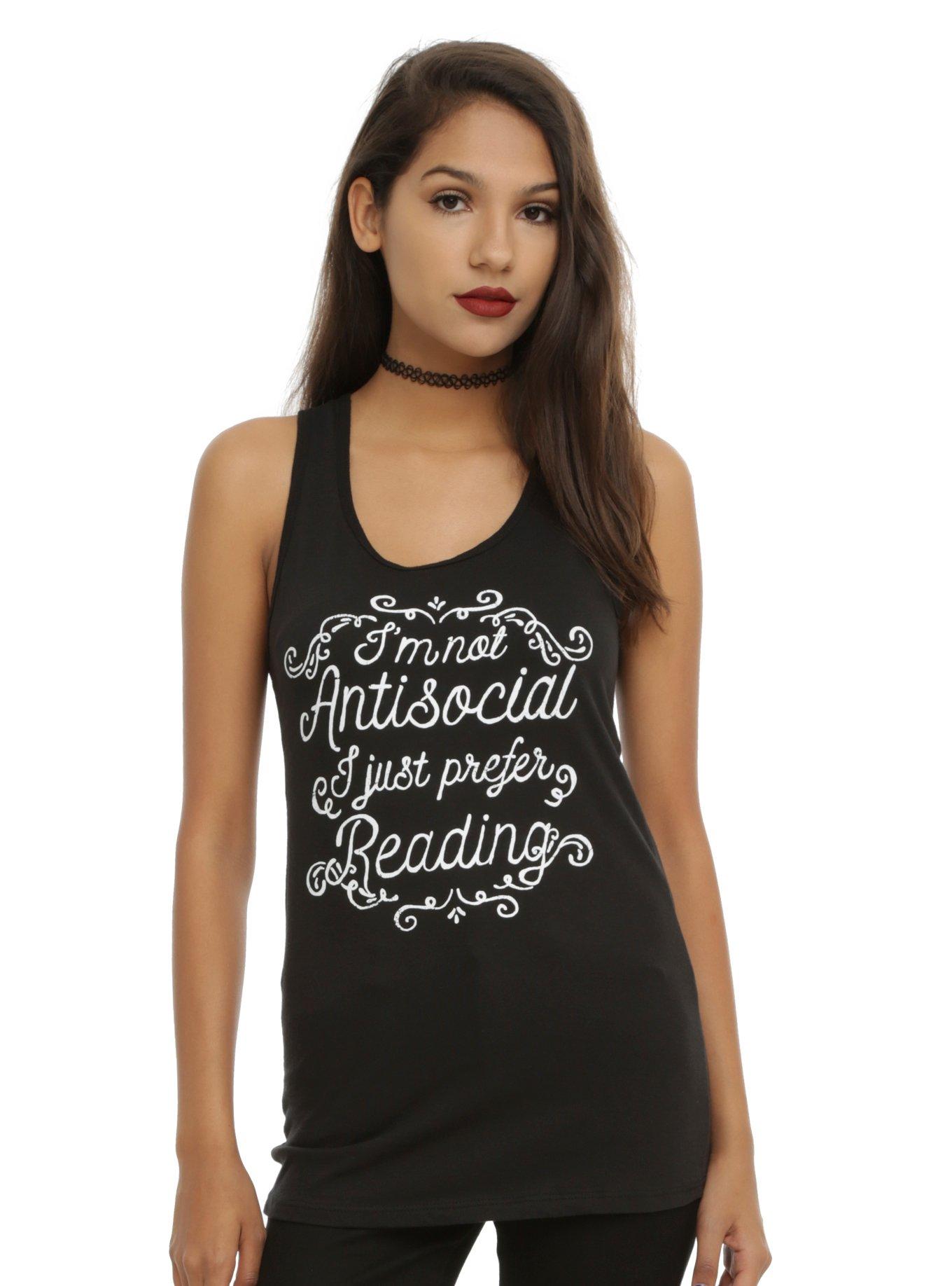 I Prefer Reading Girls Tank Top | Hot Topic