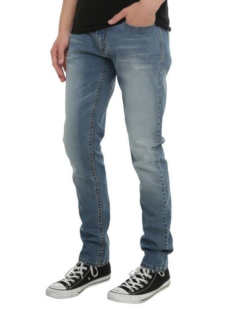 Micros Light Wash Slim/Straight Jeans | Hot Topic