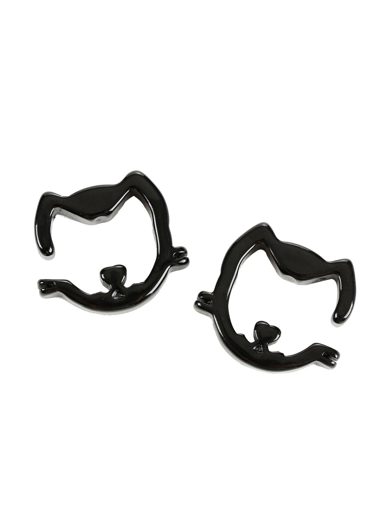 Acrylic Black Cat Pincher 2 Pack | Hot Topic