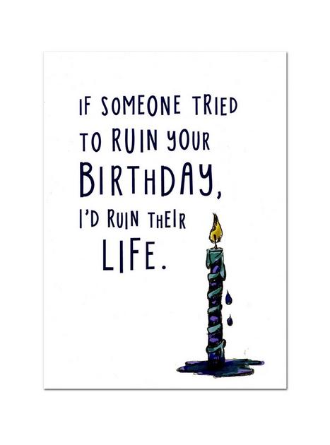 Uncooked Ruin Their Life Greeting Card | Hot Topic