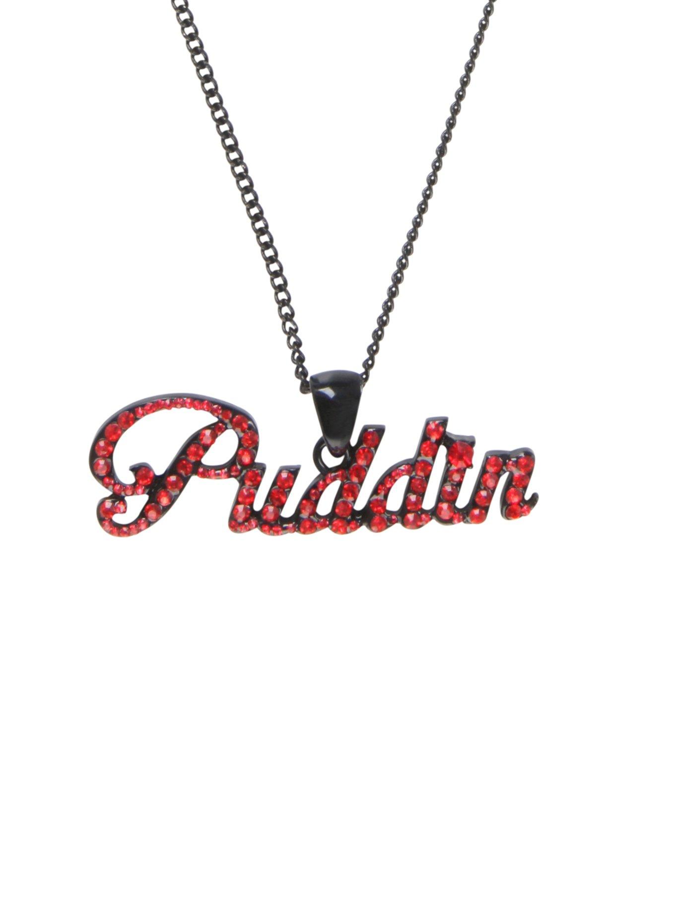 DC Comics Harley Quinn Puddin Bling Necklace | Hot Topic