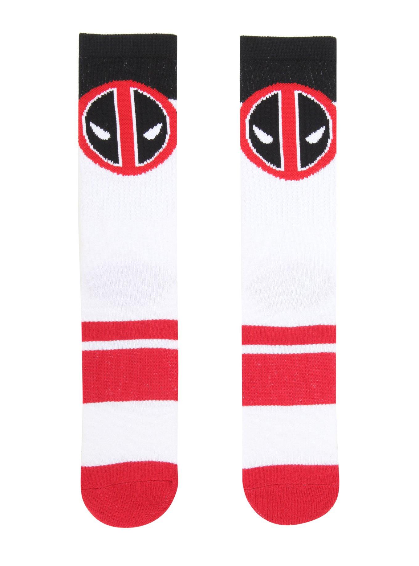 Marvel Deadpool Crew Socks | Hot Topic