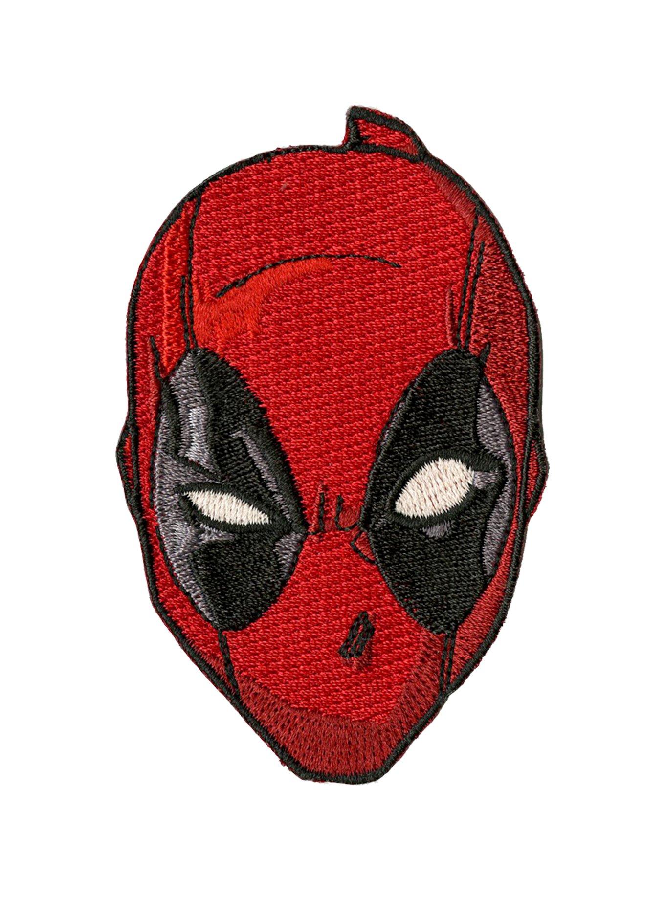 Marvel Deadpool Face Iron-On Patch | Hot Topic
