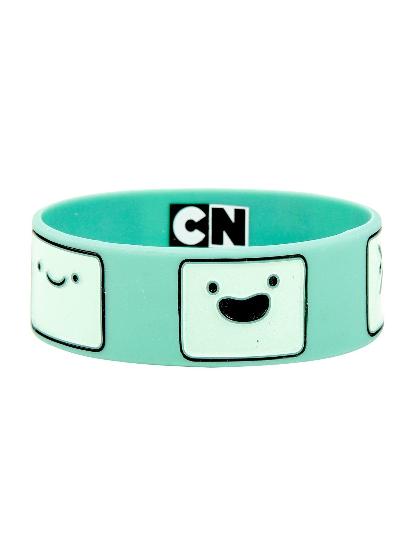 Adventure Time BMO Emotions Rubber Bracelet | Hot Topic