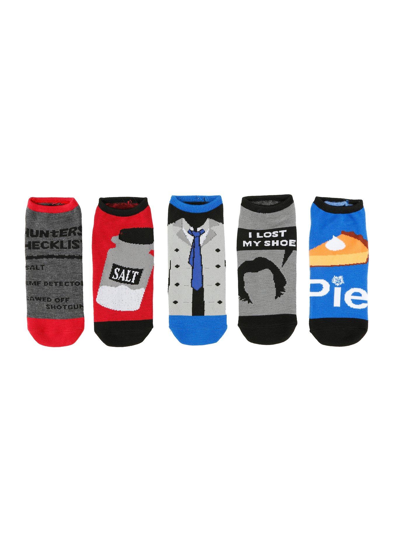 Supernatural No-Show Socks 5 Pair | Hot Topic