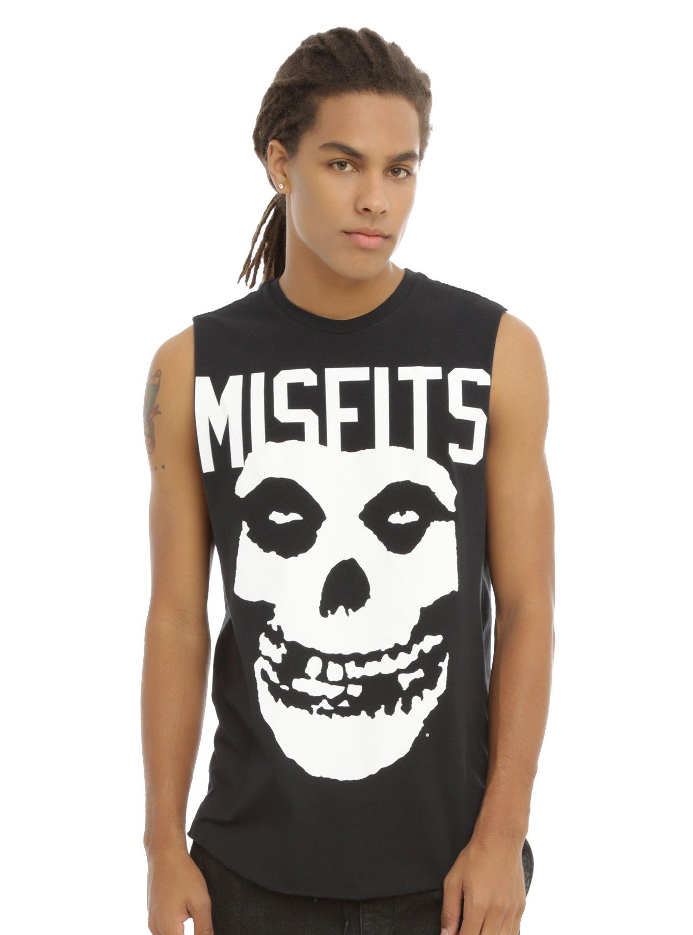 Misfits Fiend Skull Muscle T Shirt Hot Topic