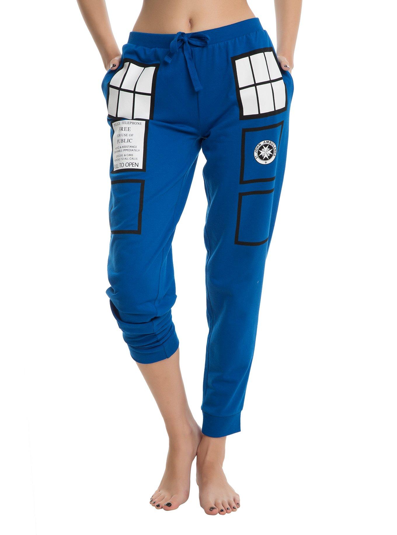 Doctor Who TARDIS Girls Jogger Pants | Hot Topic