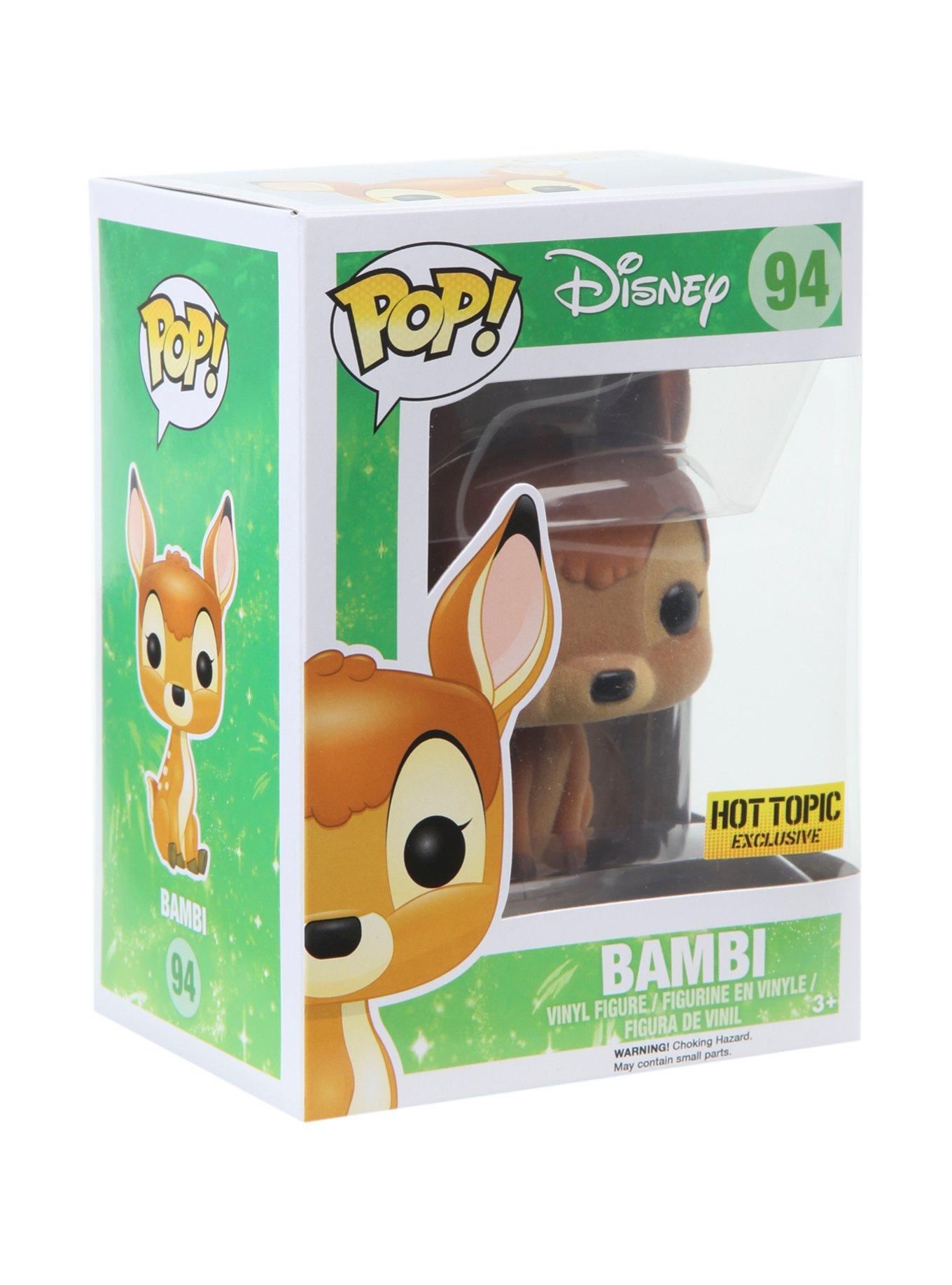 Funko Disney Pop Bambi Flocked Vinyl Figure Hot Topic Exclusive