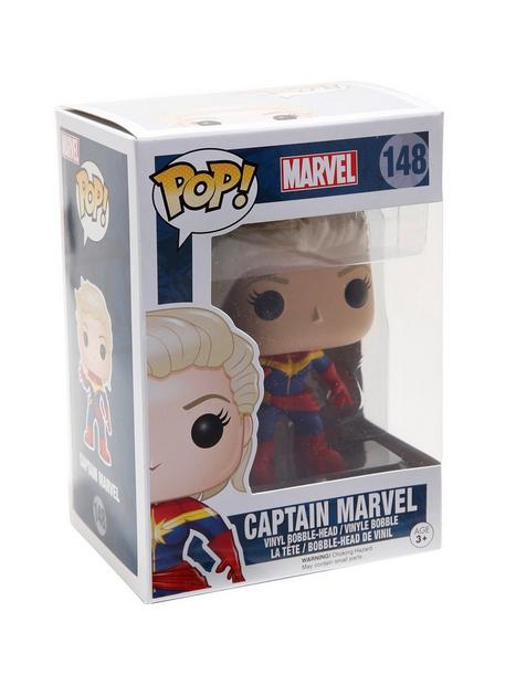Funko Marvel Pop! Captain Marvel Vinyl Bobble-Head | Hot Topic