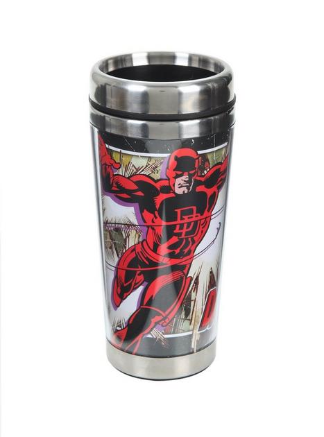 Marvel Daredevil Comic Stainless Steel Travel Mug | Hot Topic