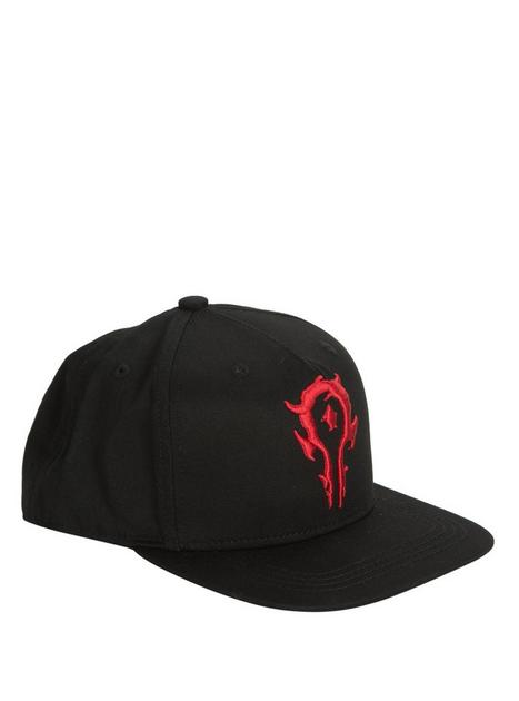 World Of Warcraft Horde Embroidered Snapback Hat | Hot Topic