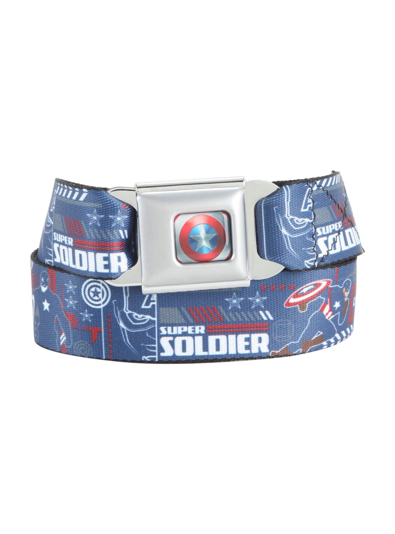 Marvel Captain America: Civil War Super Soldier Seat Belt Belt | Hot Topic
