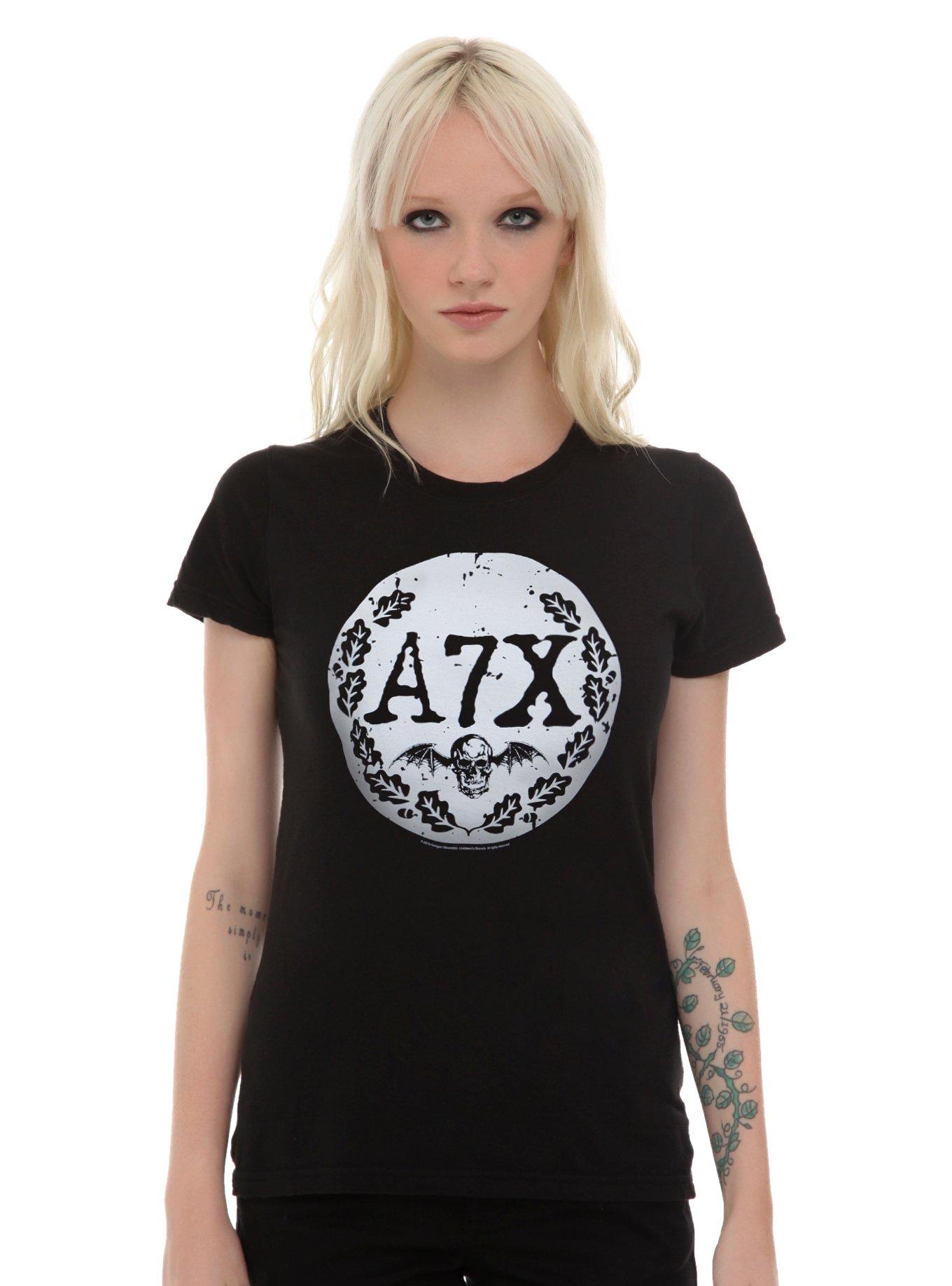 Avenged Sevenfold Deathbat Girls T-Shirt | Hot Topic