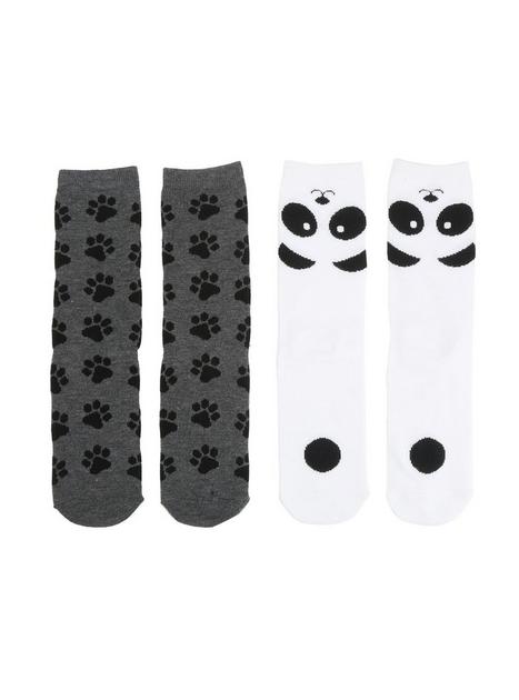 Panda Ankle Socks 2 Pair | Hot Topic