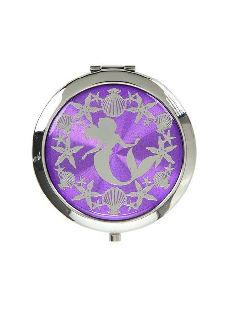Loungefly Disney The Little Mermaid Floral Seashell Compact Mirror ...