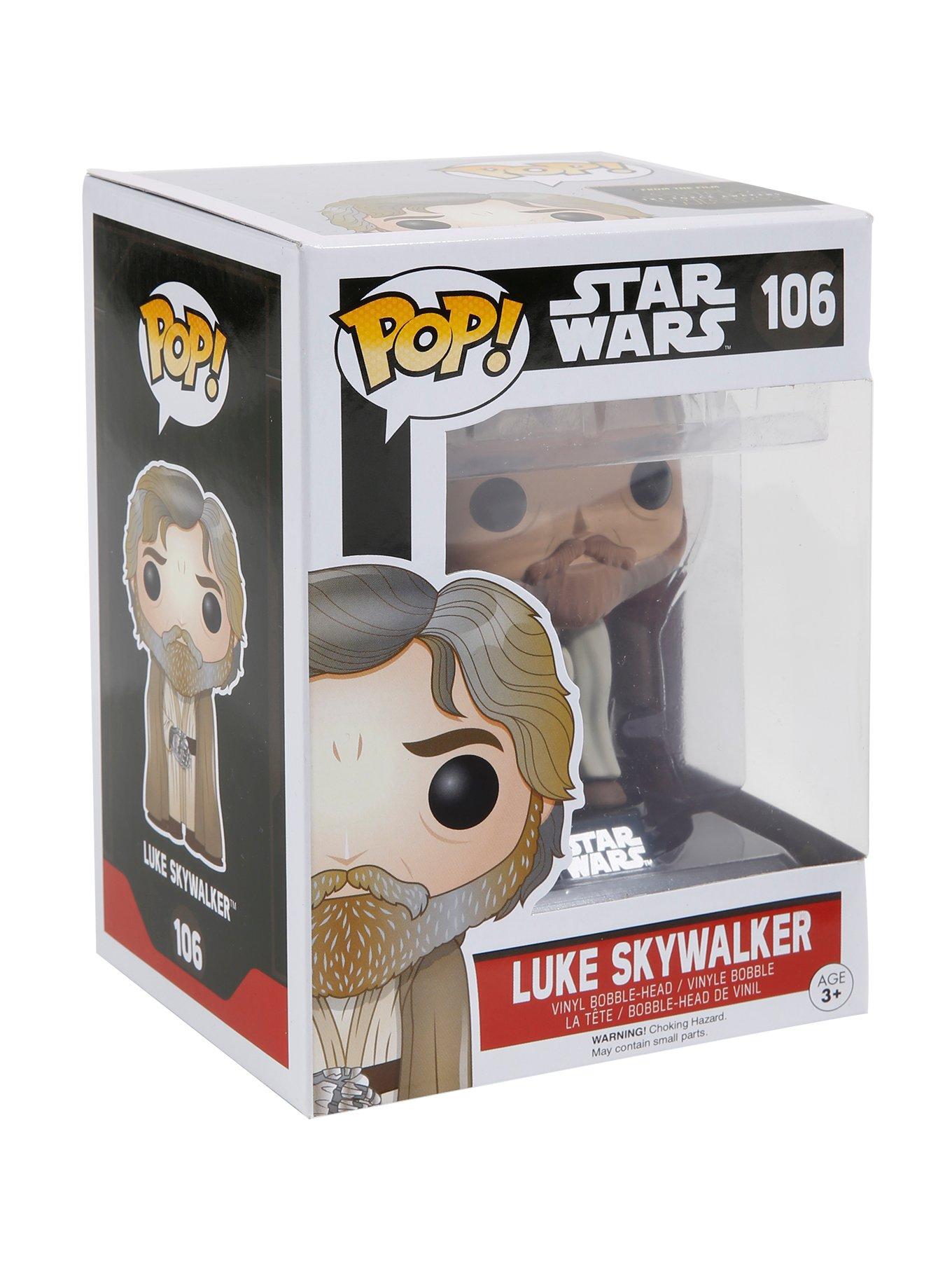 Funko Star Wars: The Force Awakens Pop! Luke Skywalker Vinyl Bobble ...