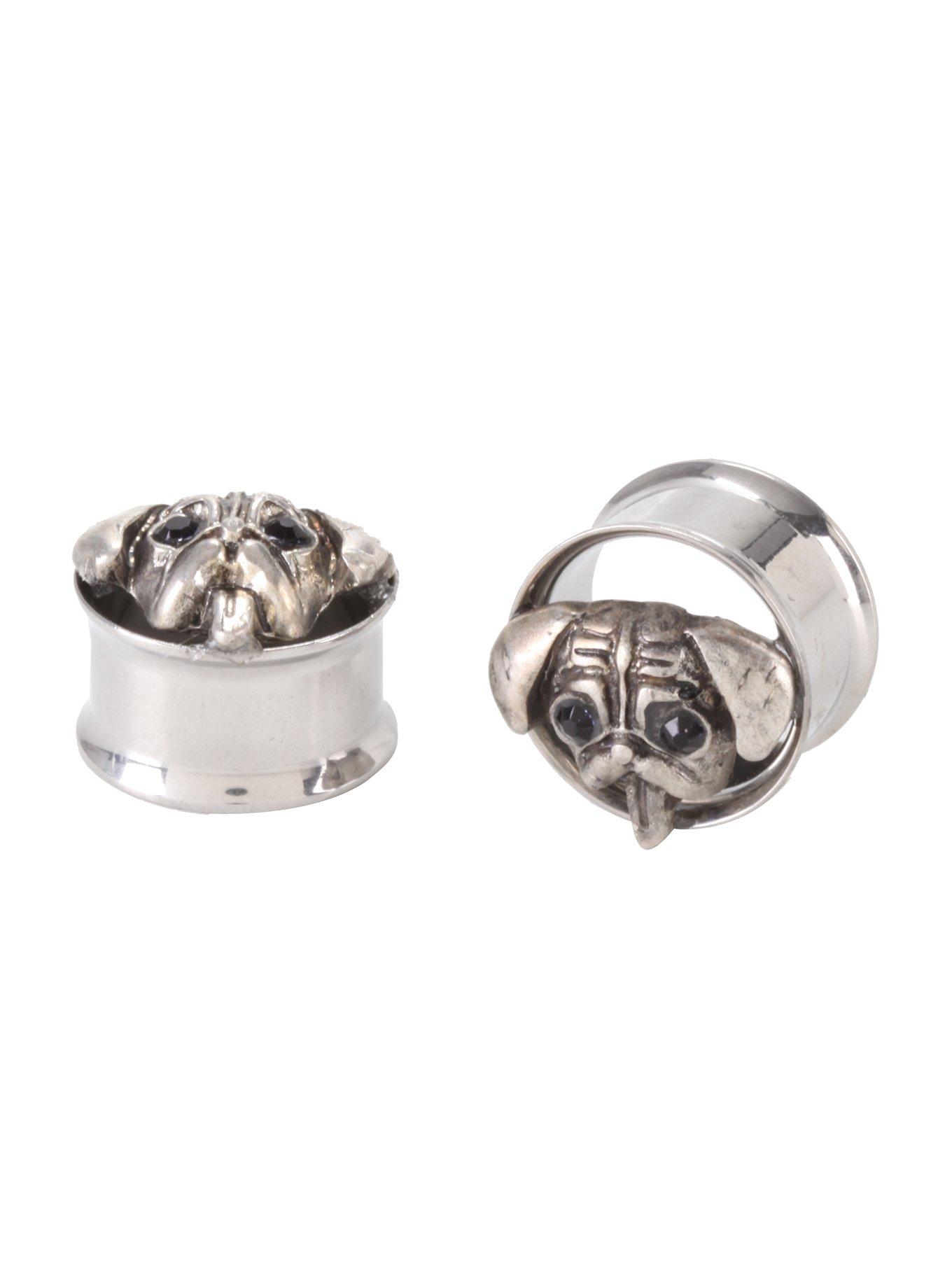 Steel Pug Cut-Out Plug 2 Pack | Hot Topic