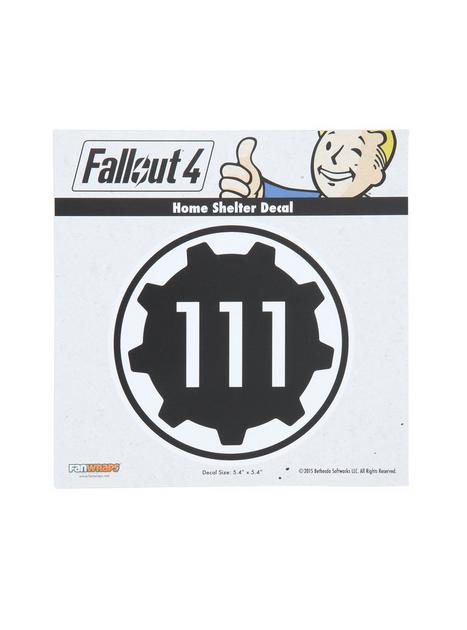Fallout 4 Vault 111 Car Decal | Hot Topic
