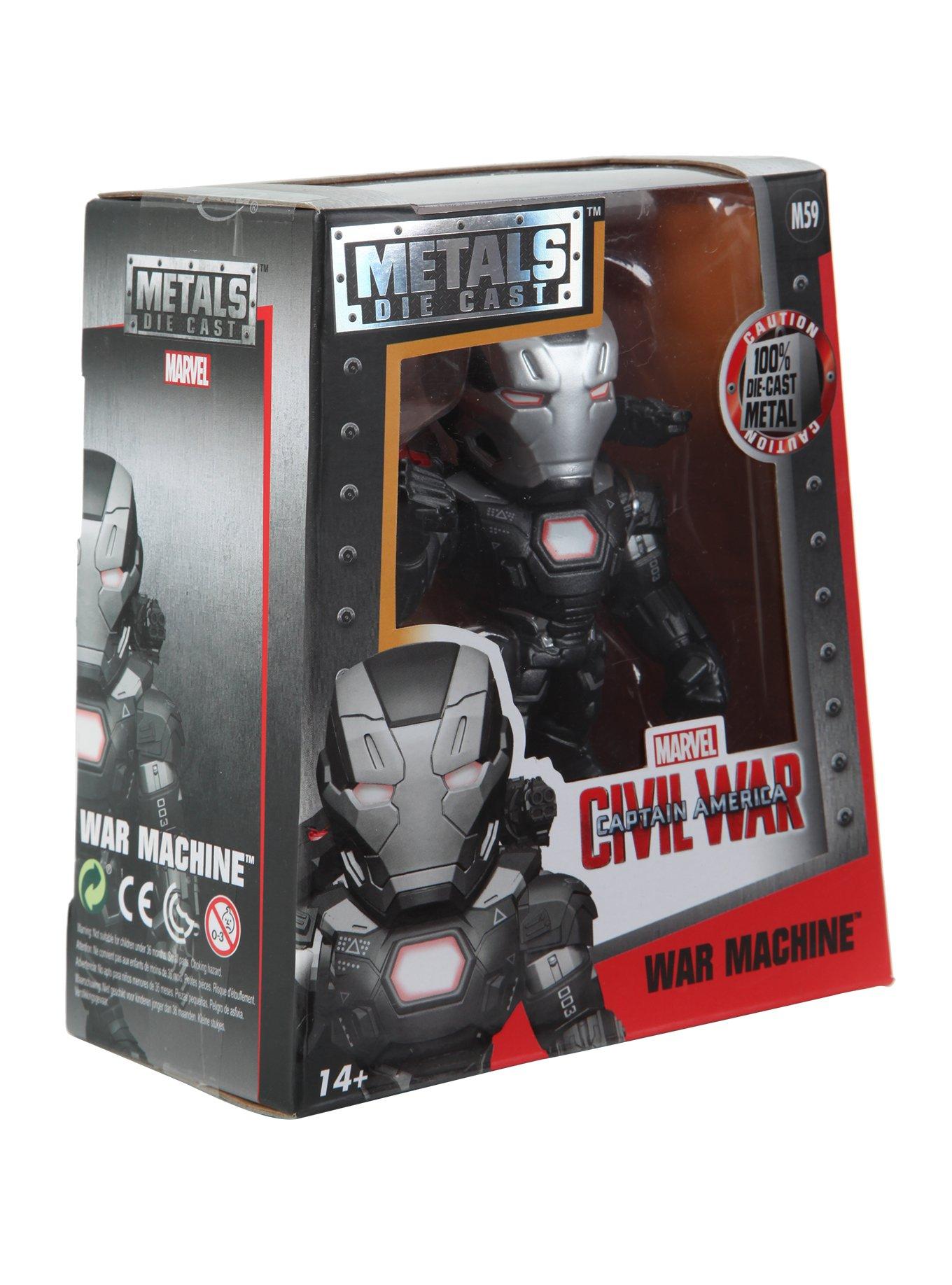 Marvel Captain America: Civil War War Machine Die-Cast Metal Figure ...
