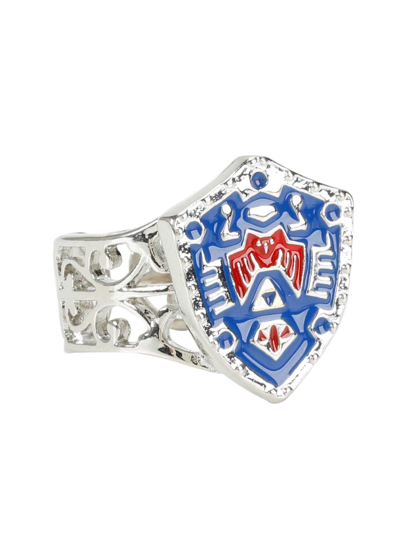 The Legend of Zelda Shield Filigree Ring | Hot Topic