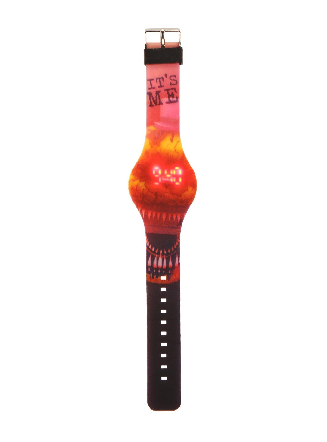 Five Nights At Freddy's Freddy Fazbear Rubber LED Watch | Hot Topic