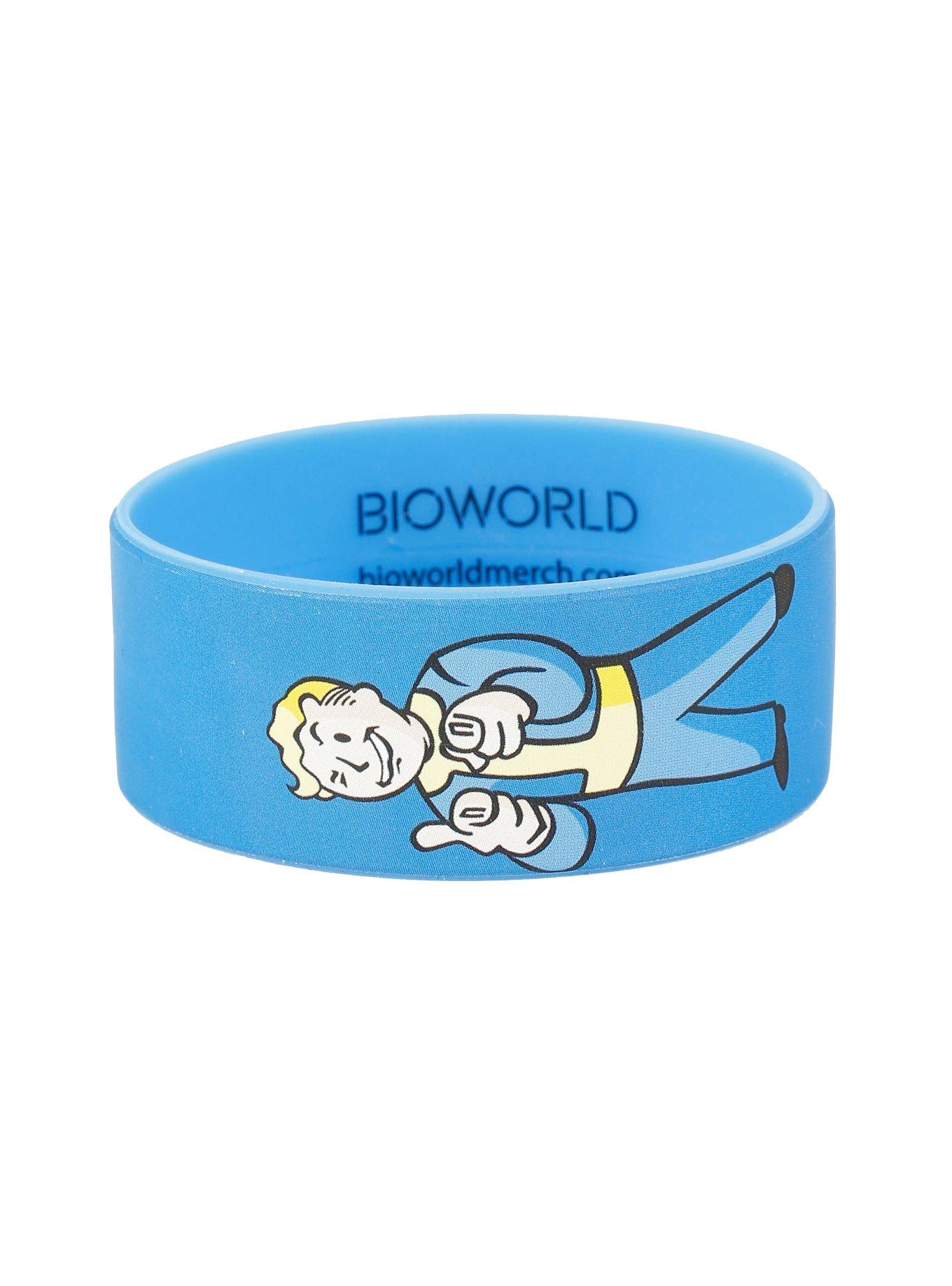 Fallout Vault Boy Rubber Bracelet | Hot Topic
