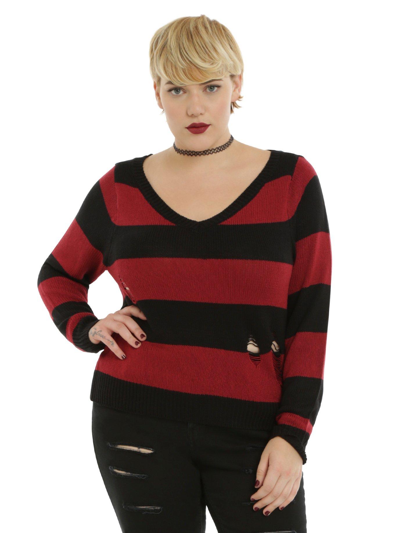 Cartoon Network Adventure Time Marceline Destructed Girls Sweater Plus ...