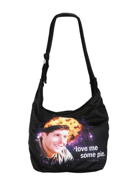 Supernatural Love Me Some Pie Hobo Bag | Hot Topic