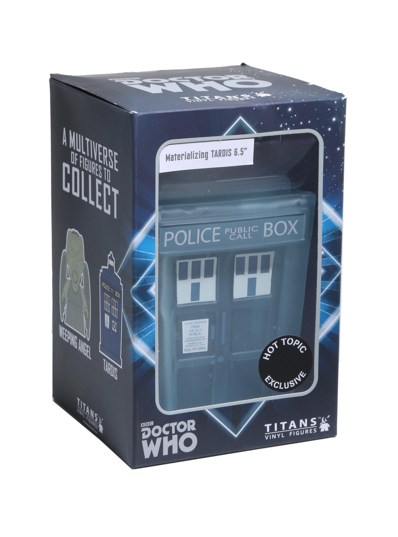 Doctor Who Titans 6 1/2" Materializing TARDIS Vinyl Figure Hot Topic ...