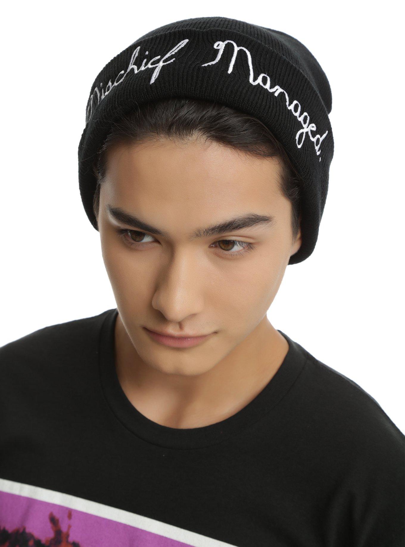 Harry Potter Mischief Managed Watchman Beanie | Hot Topic