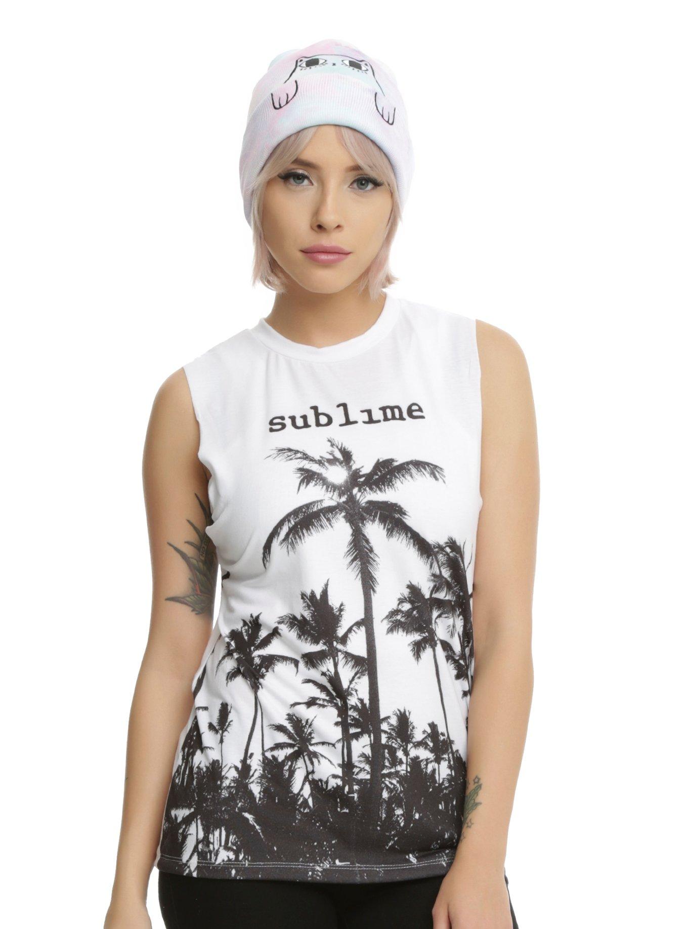 Sublime Palm Trees Girls Muscle Top | Hot Topic
