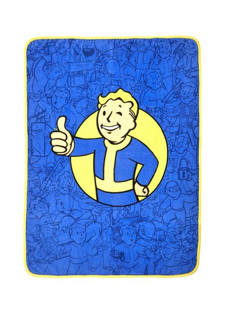 Fallout Vault Boy Throw Blanket | Hot Topic