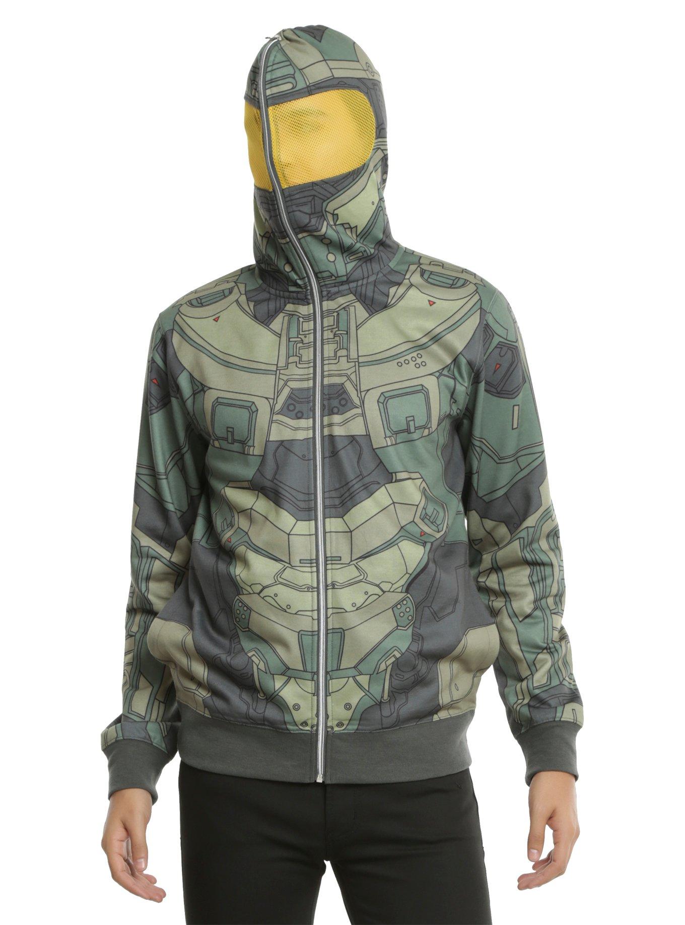 Halo Master Chief Cosplay Full-Zip Hoodie | Hot Topic