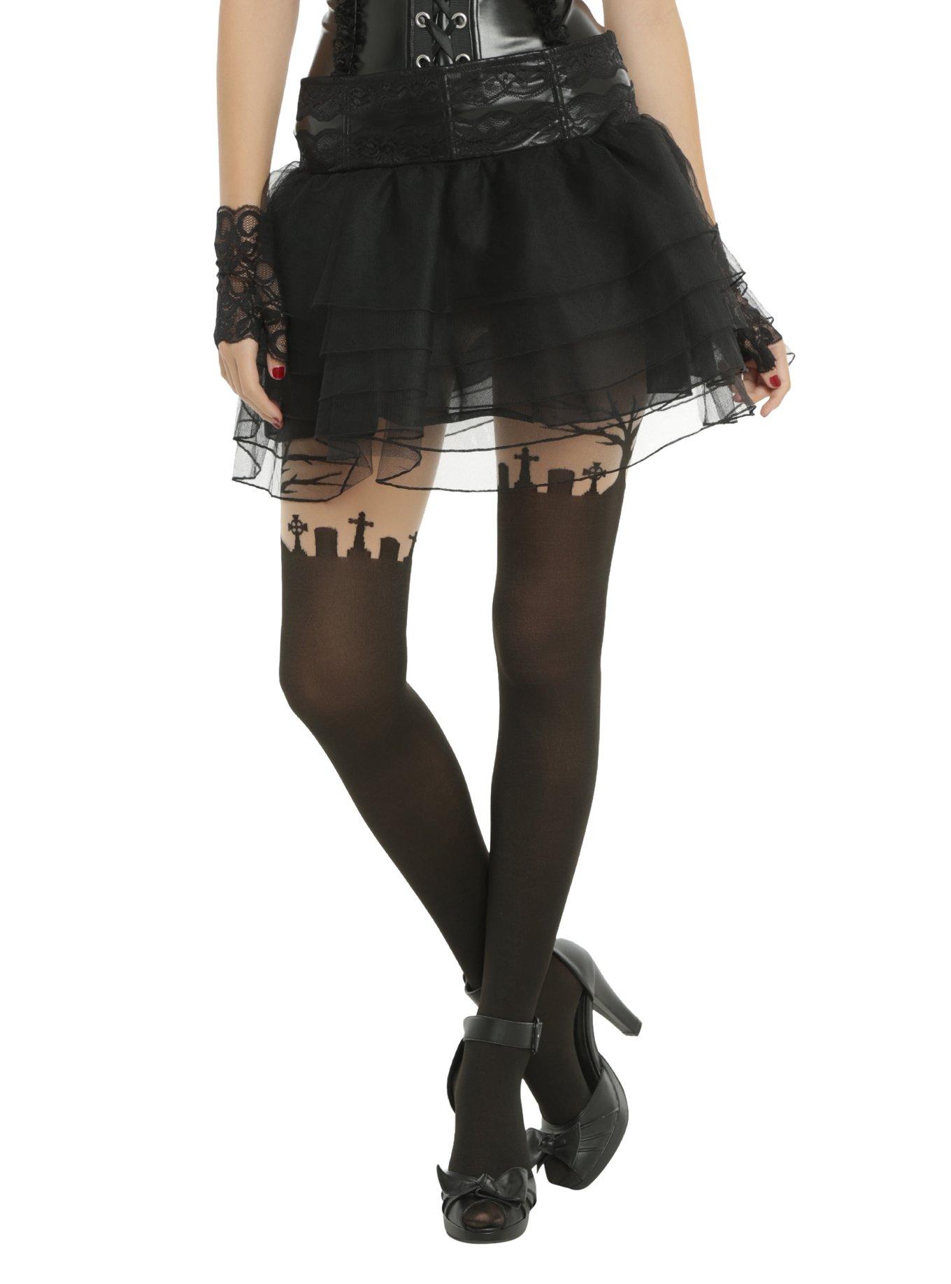 Black Faux Leather & Lace Tutu | Hot Topic