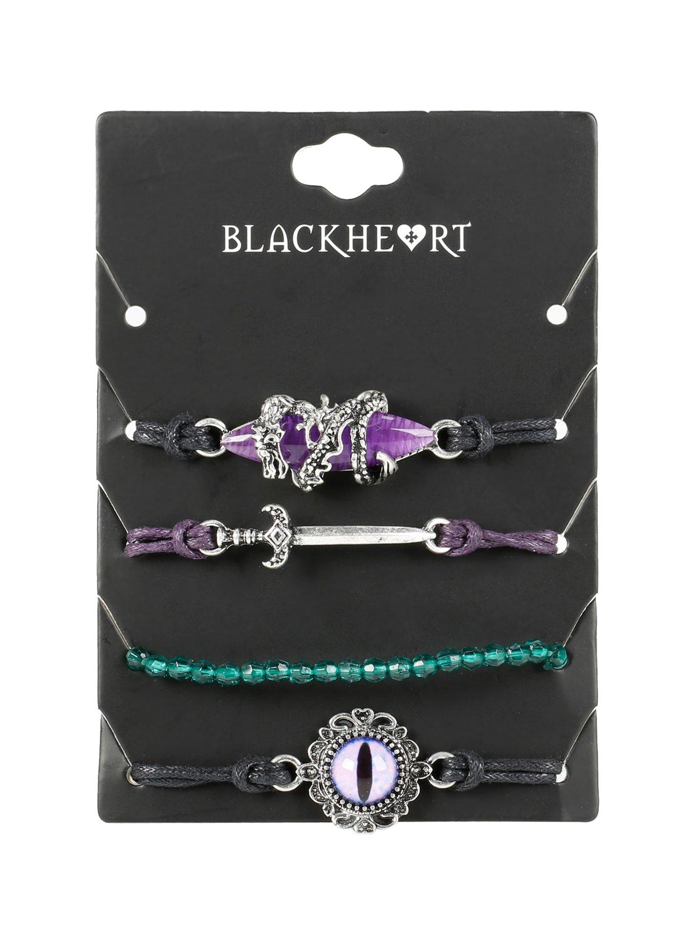 Blackheart Dragon Slayer Bracelet Set | Hot Topic