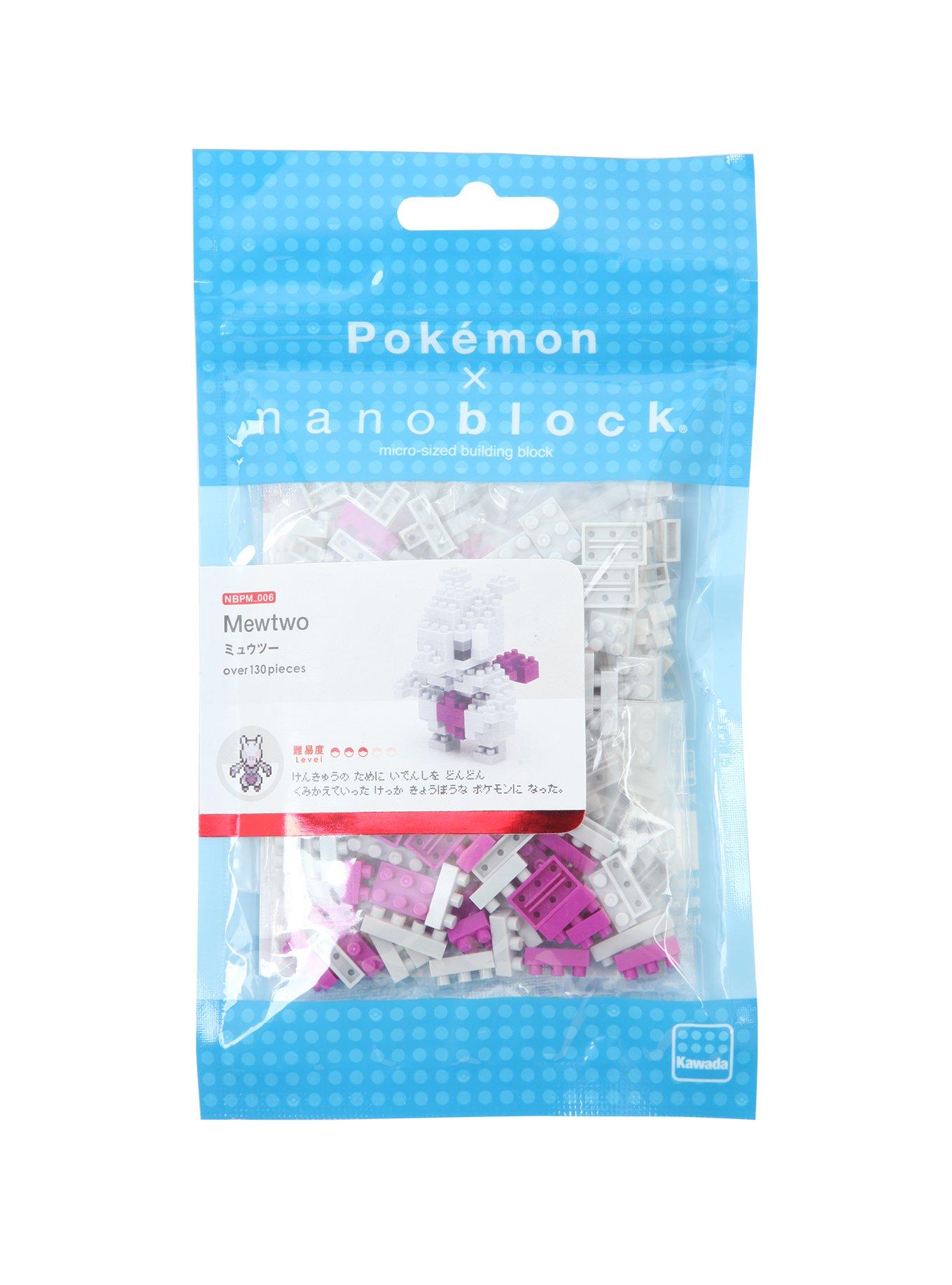 Pokemon x Nanoblock Mewtwo Building Kit | Hot Topic
