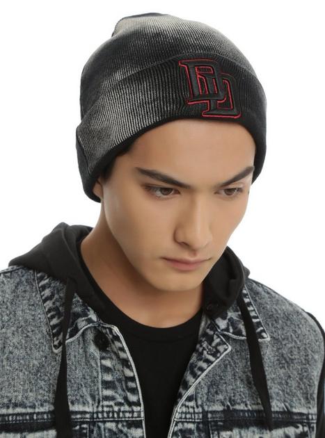Marvel Daredevil DD Logo Watchman Beanie | Hot Topic
